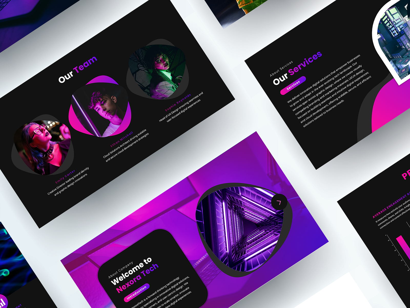 Tech Pitch Deck Template for Innovative Companies by Umar Tanveer on ...