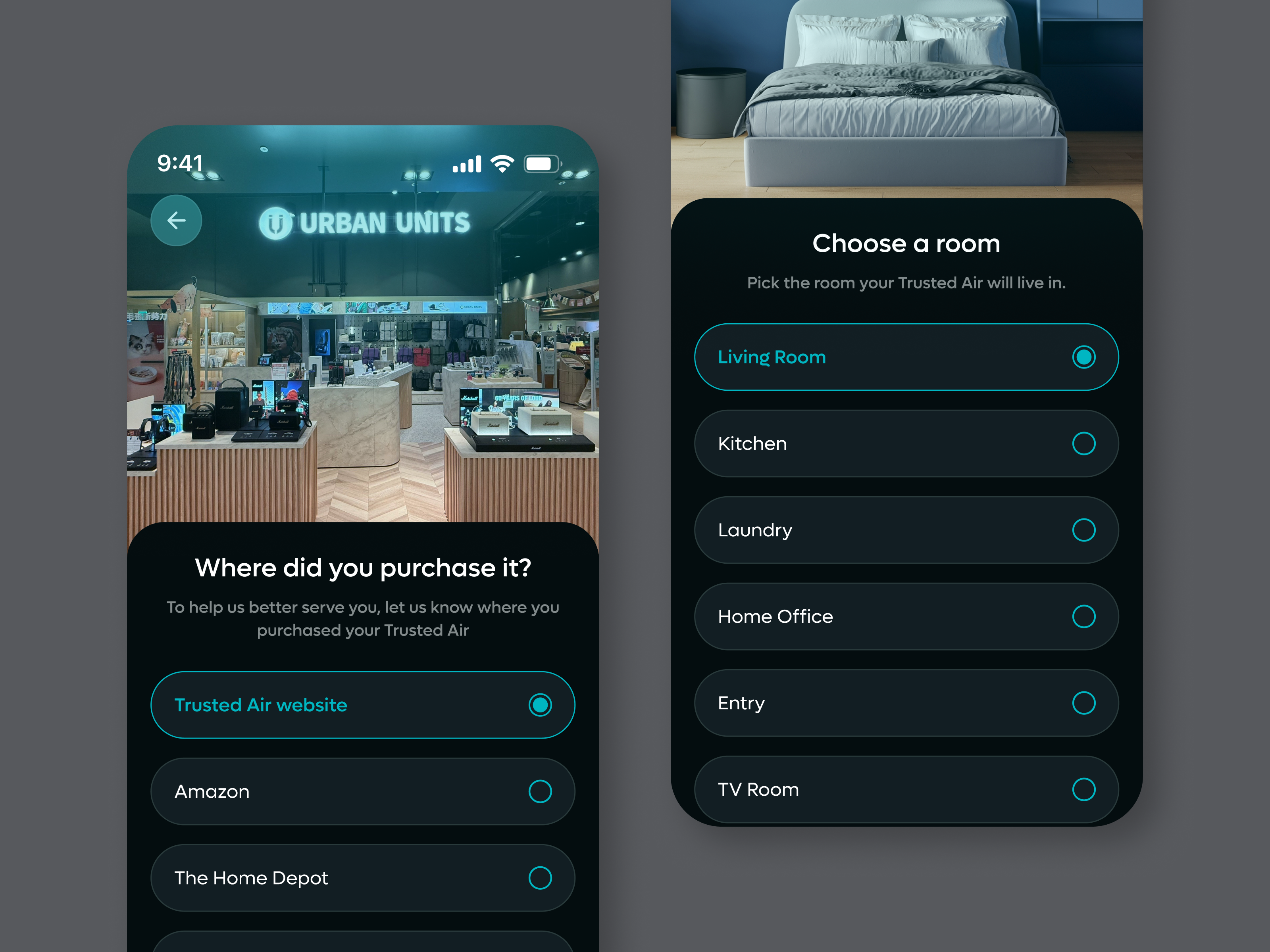 Air purifier mobile app by GM SHAMIM on Dribbble