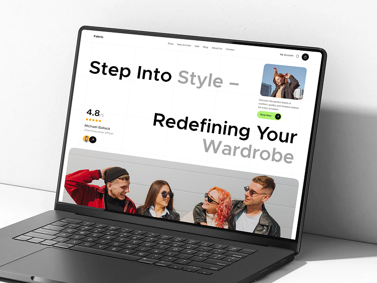 Fabrio – Fashion eCommerce Website by Mihir ghosh on Dribbble