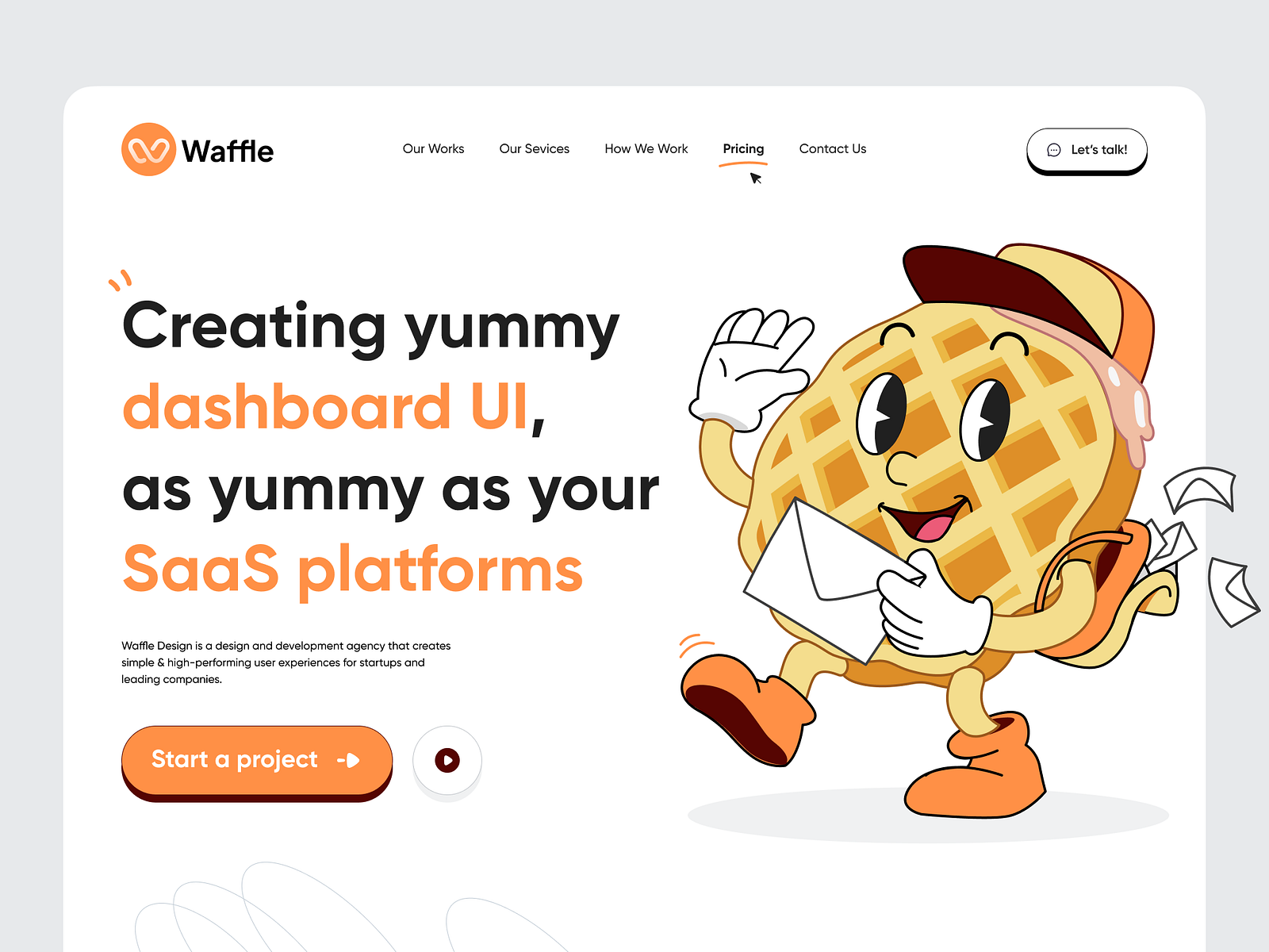 Wafy - Mascot Design by Hyperfantasy on Dribbble