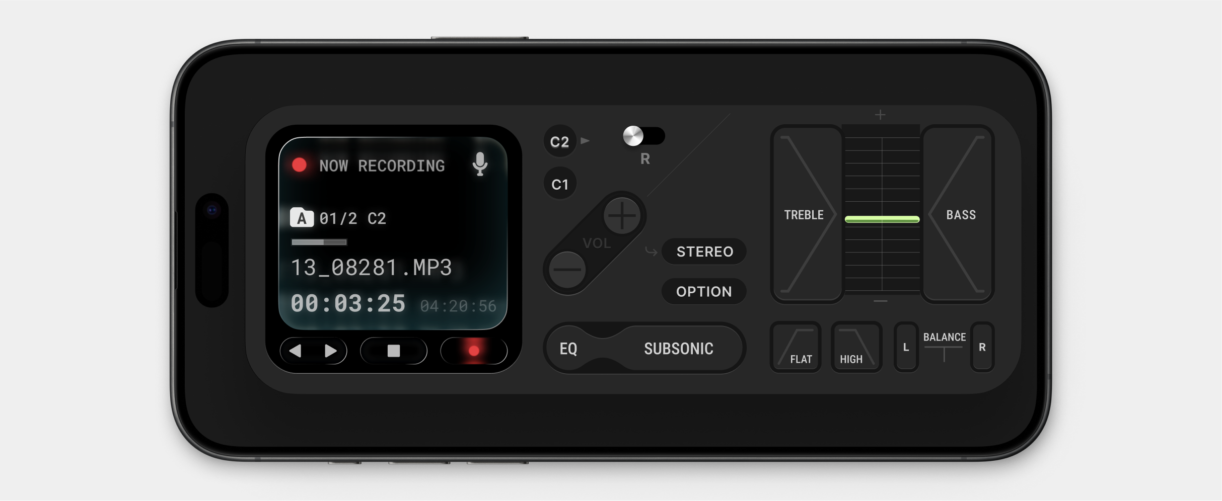 Audio Recorder 2.0 Concept Design by Başar Karaca on Dribbble