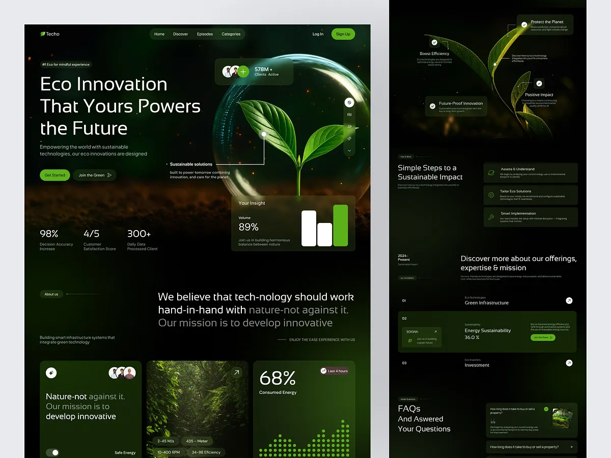 Browse thousands of Eco Tech images for design inspiration | Dribbble