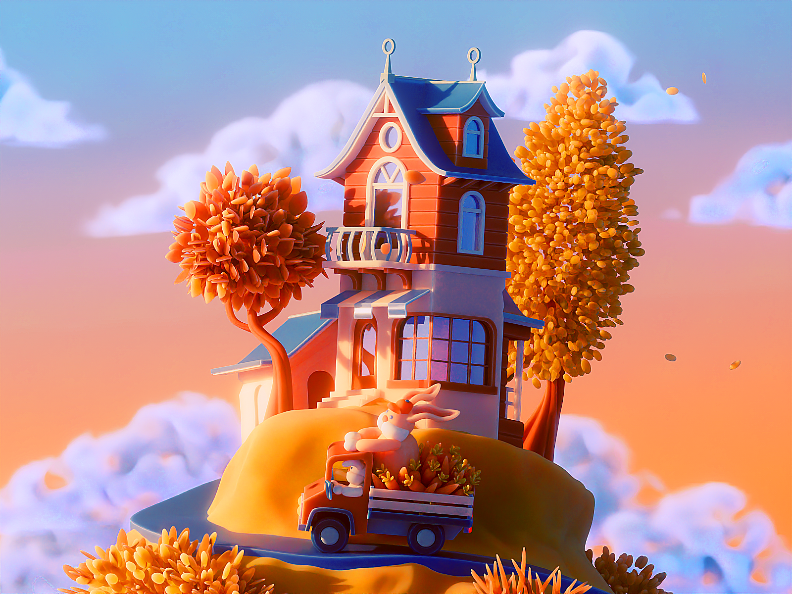 Magic Carrot Delivery 🥕 by Guillaume Kurkdjian on Dribbble