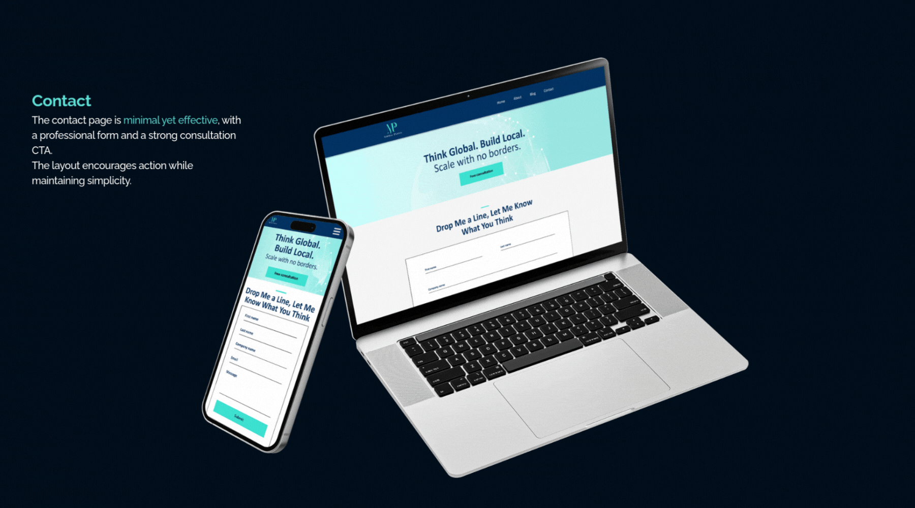 Responsive Website Redesign: UI for Advisory & Coaching Services by ...