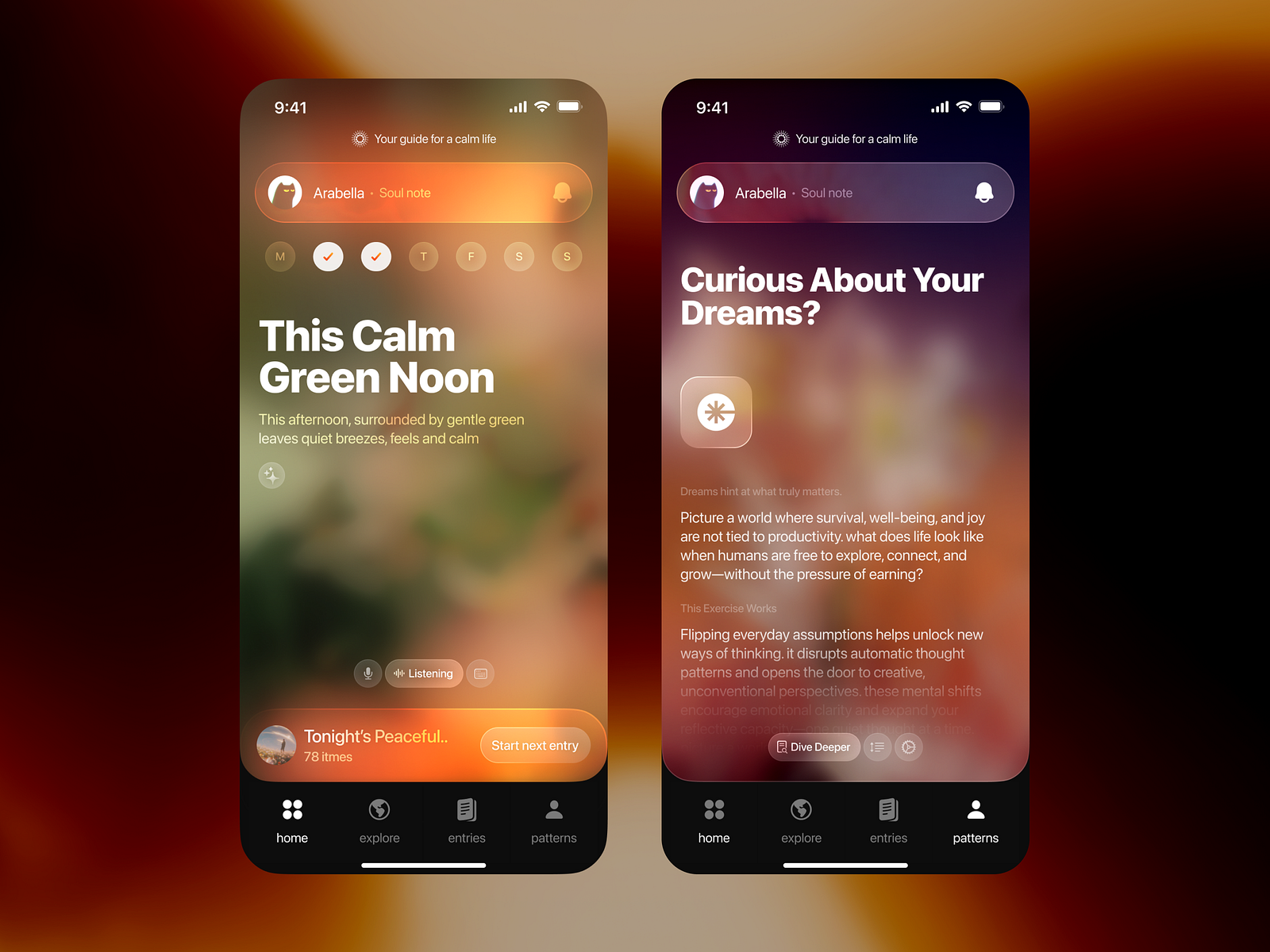 AI Meets Journaling – Oryl App by Sajon for Orix Creative on Dribbble