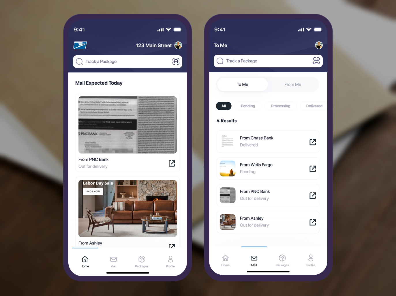 USPS Informed Delivery Spec Redesign by Chuck McQuilkin on Dribbble