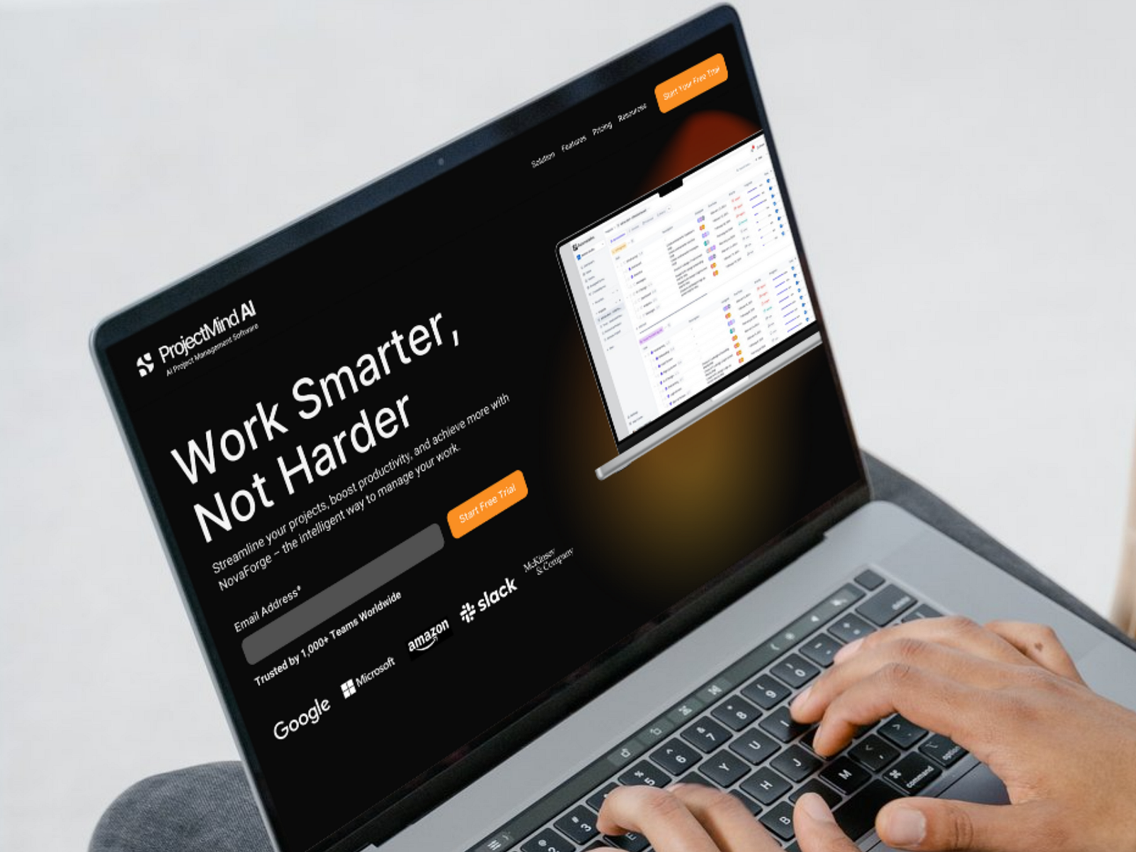 Tech Start-Up Website Homepage Design by Avansta on Dribbble