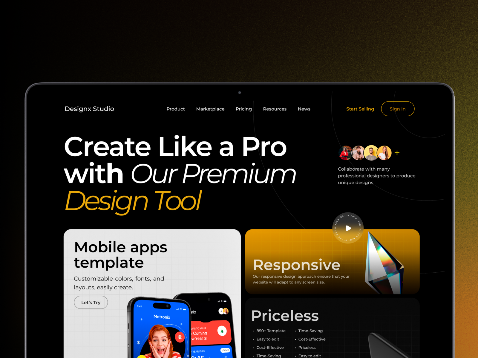 photo generating ai web ui design by Roohi Koohi on Dribbble