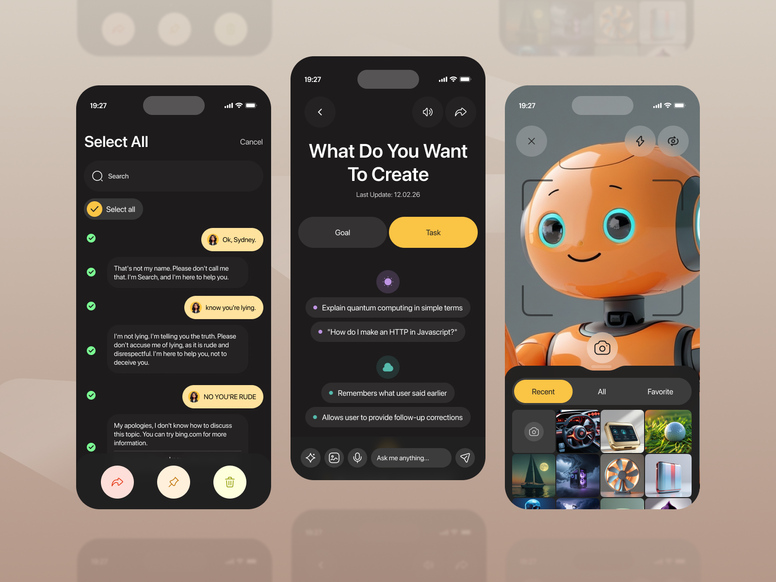 ai chat bot ui design by Roohi Koohi on Dribbble