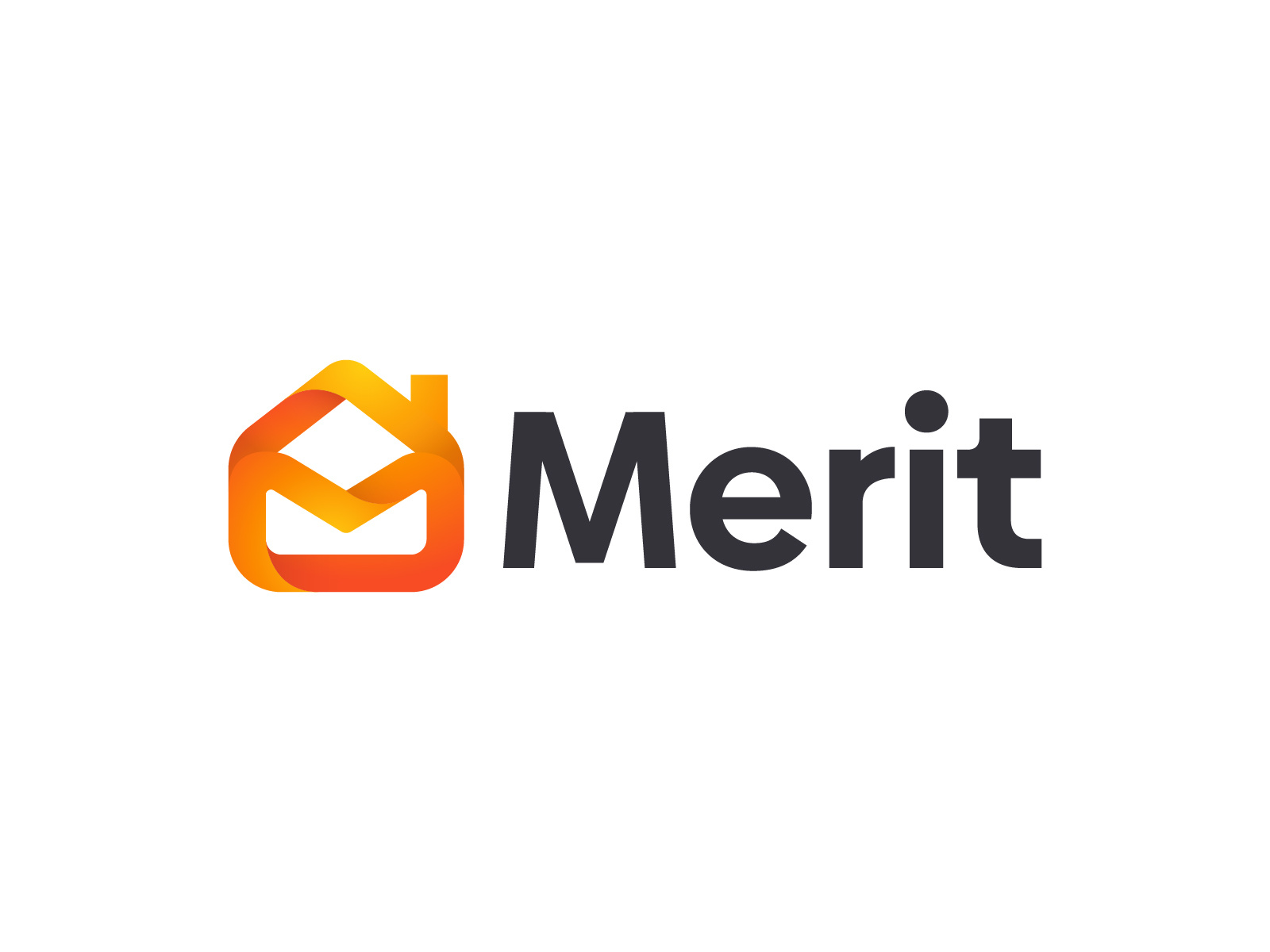 Merit - Letter M Real Estate Home Logo. by Rahid Rehman | Branding ...