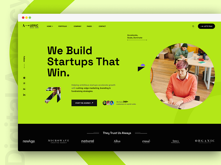 Aleric – Digital Agency & Creative Portfolio HTML Template by ThemePure ...