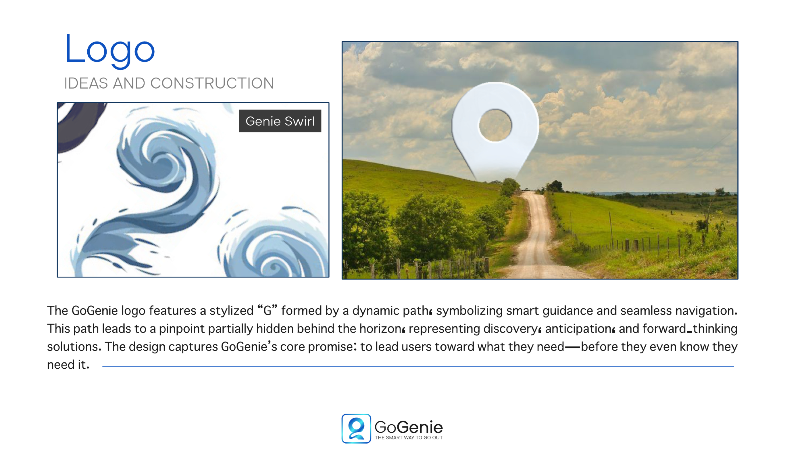 Go Genie Application Logo Design, Erbil . by Abdullah Rustom on Dribbble