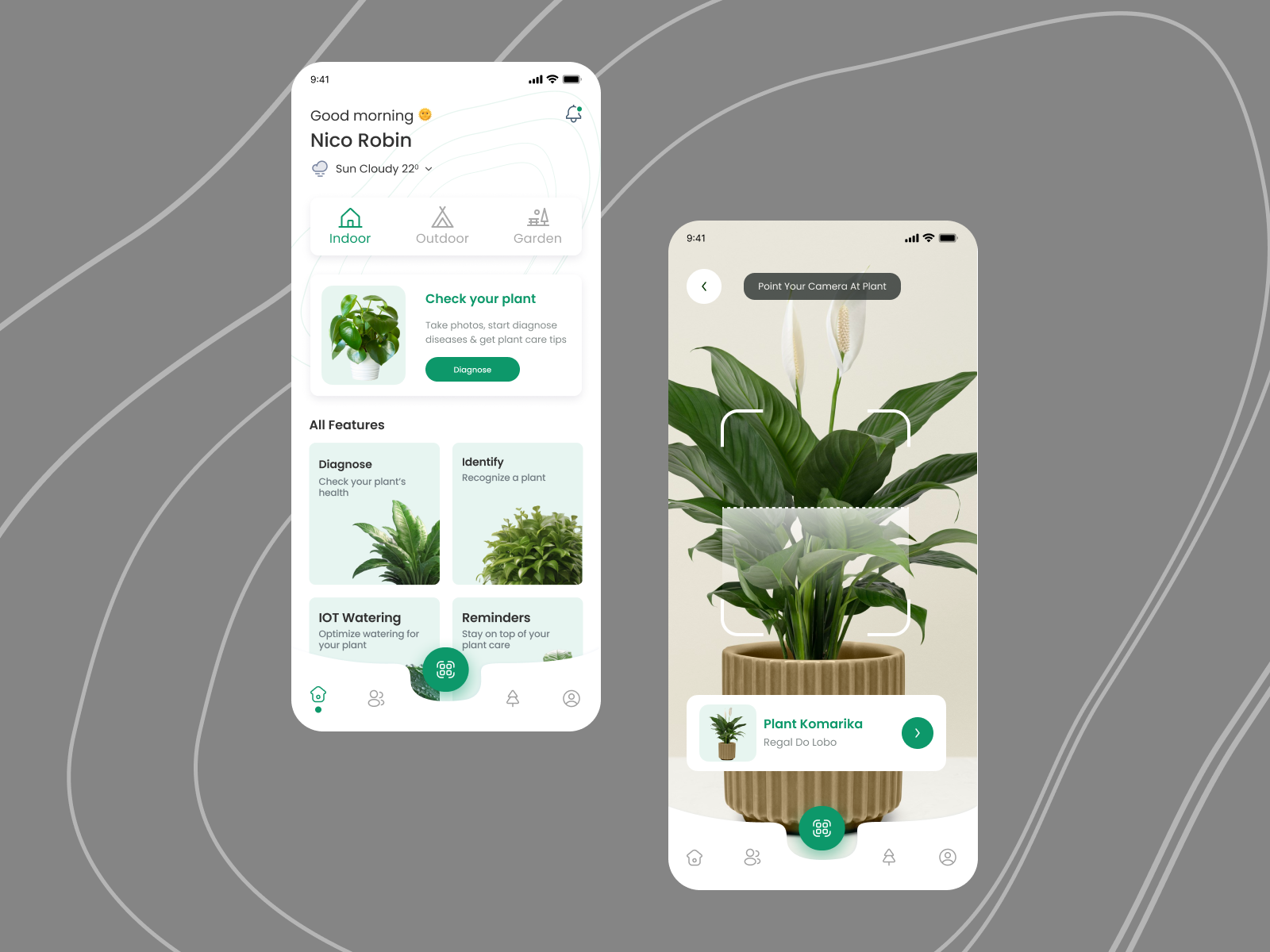 Plant Monitoring App UI Design by Xceptive Solutions LLP on Dribbble