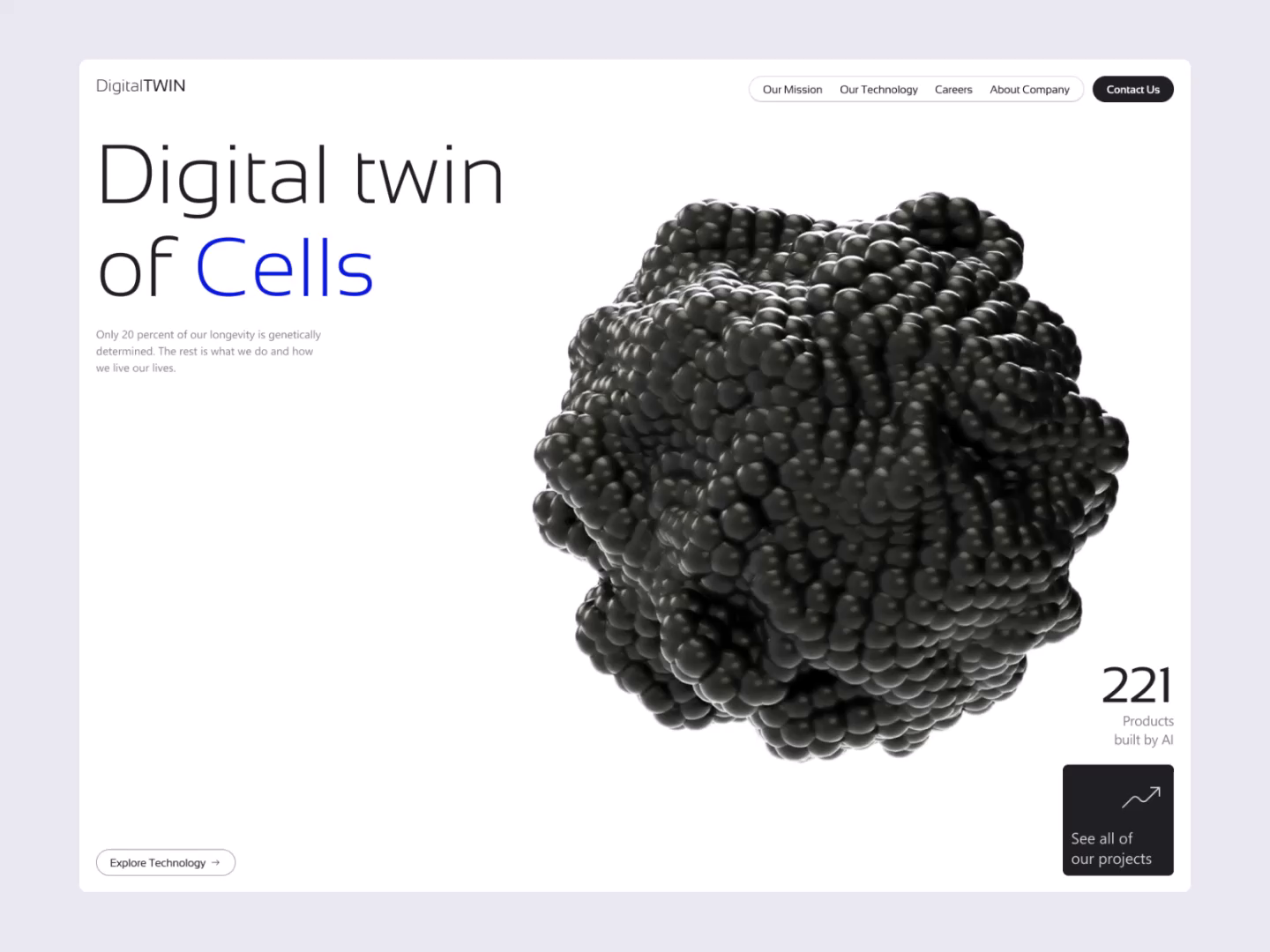 Healthcare landing page website design by lazy kar for LazyInterface UI ...
