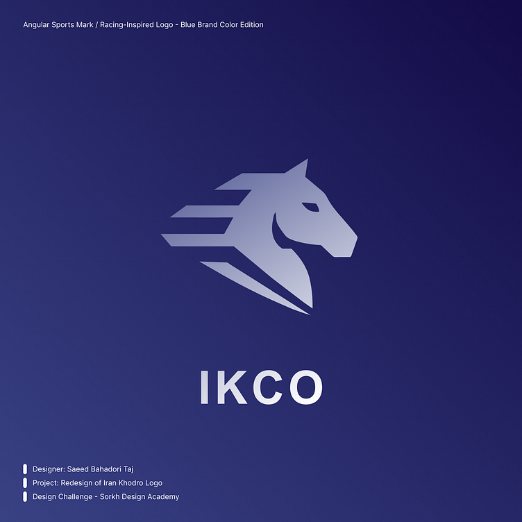 Car Badge (Angular Sports / Racing) - IKCO Iran Khodro Company by Mr ...