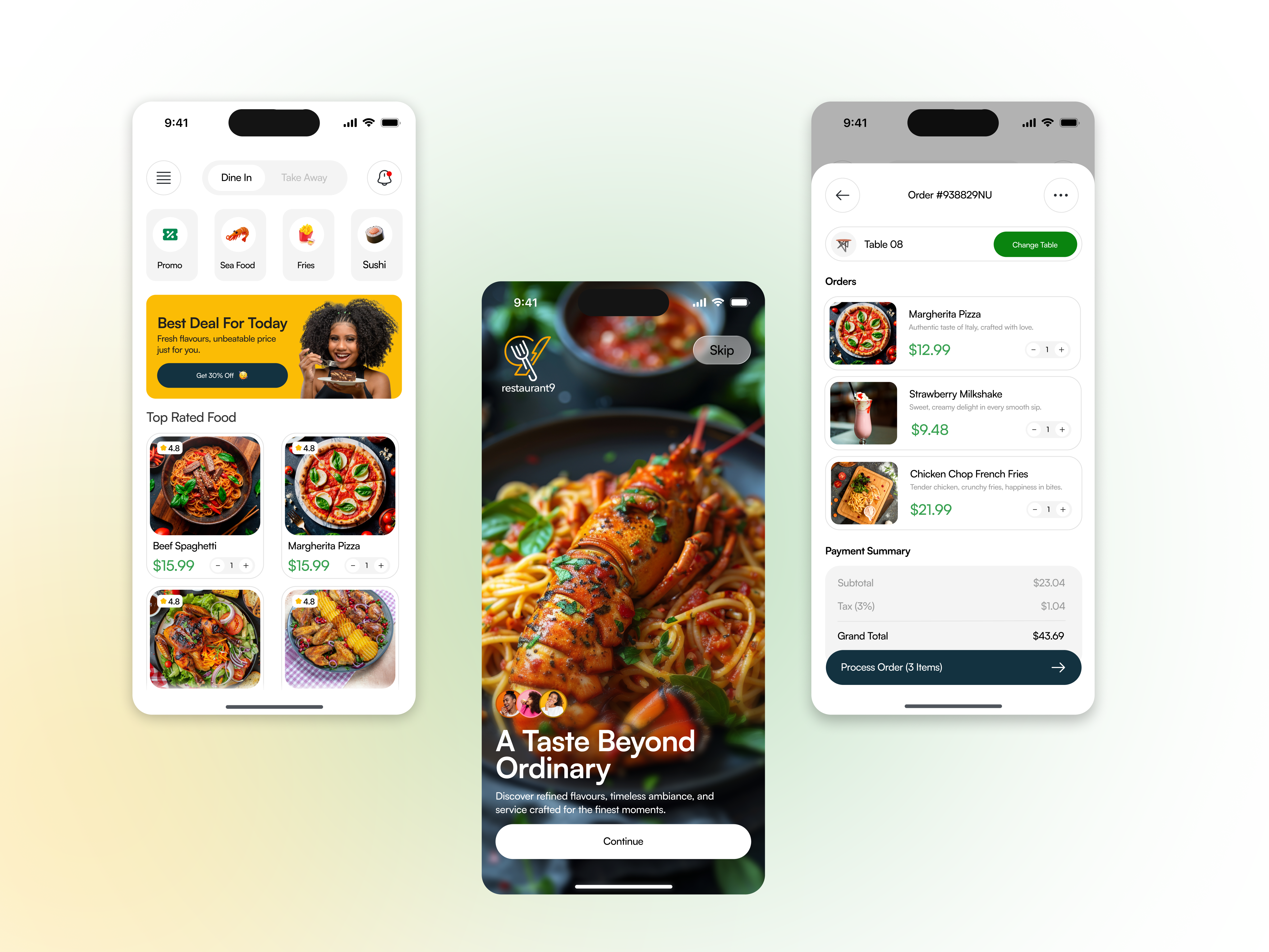 Food Ordering App UI Exploration by Seyifunmi gideon on Dribbble