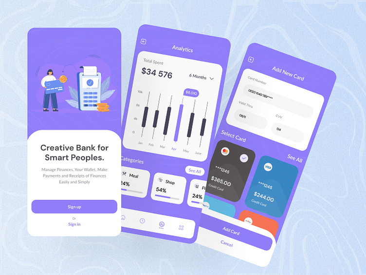 Online Mobile Banking App UI Design. by Digitech UK - UI UX Design ...