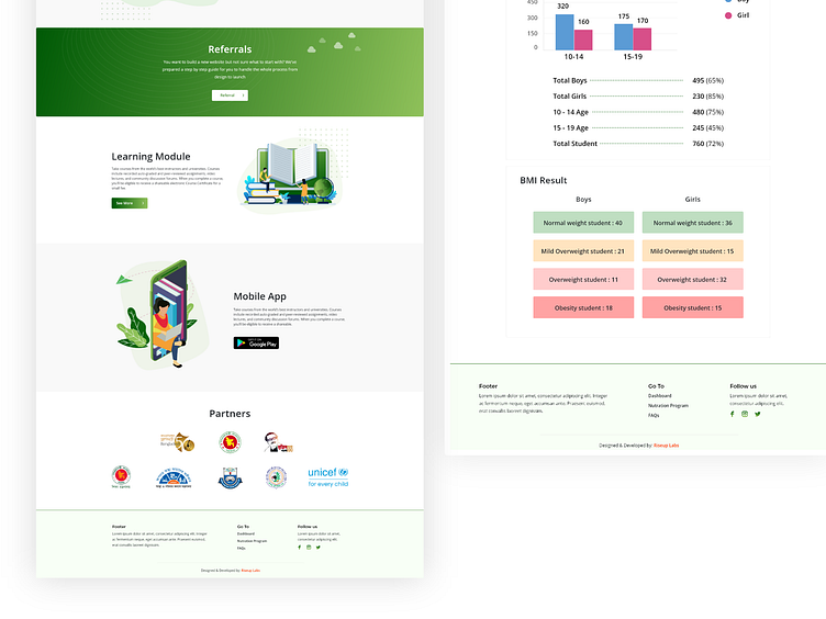 Adolescent Nutrition Central Reporting System by Riseup Labs on Dribbble