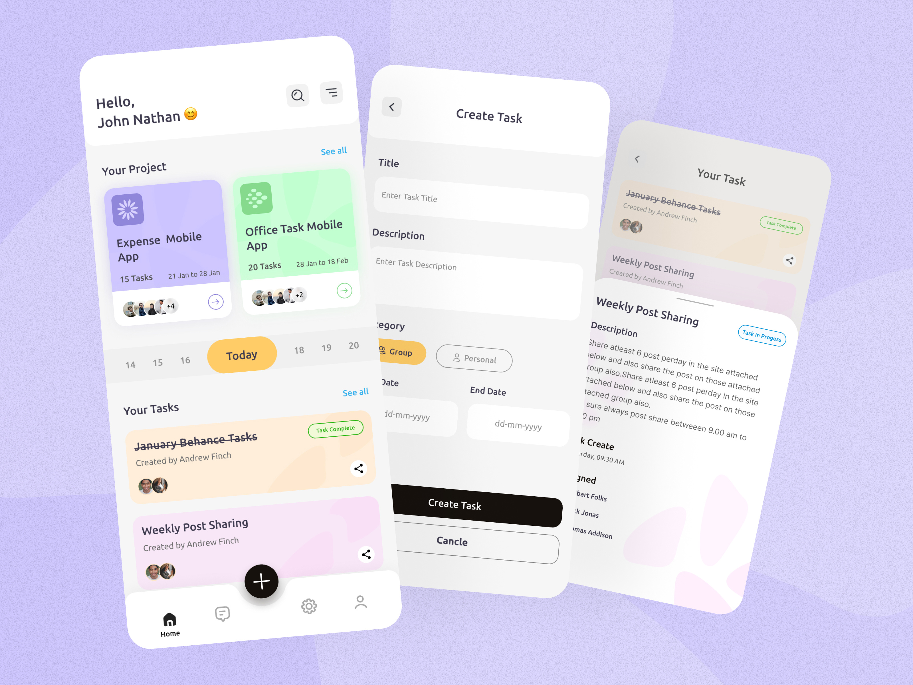 Task Management App by Digitech UK - UI UX Design Agency on Dribbble