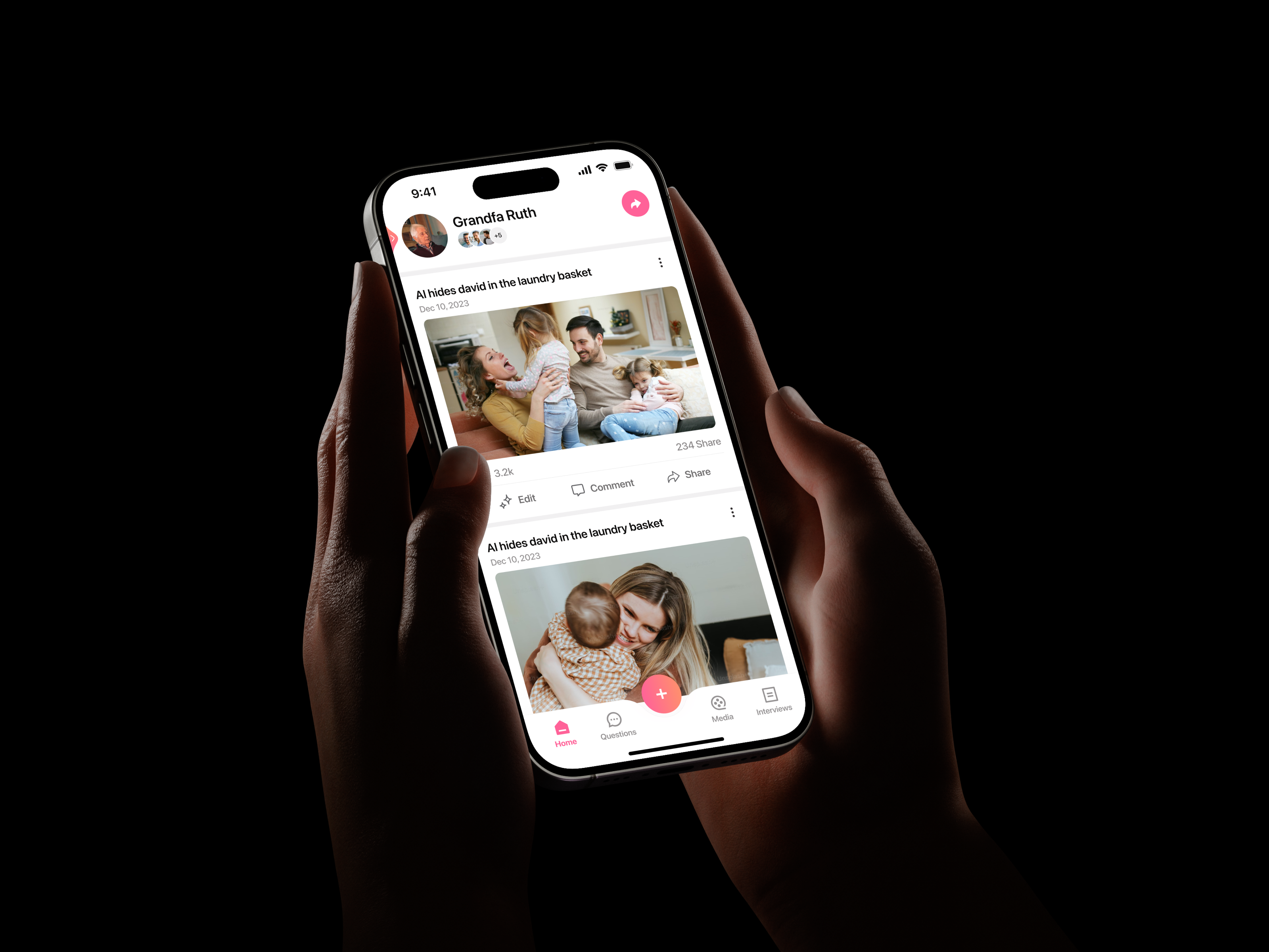LifeTales - Storytelling AI App Design by Shahid Miah UI UX Designer ...