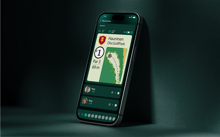Disc Golf Mobile App UI Design by Asif Iqbal on Dribbble