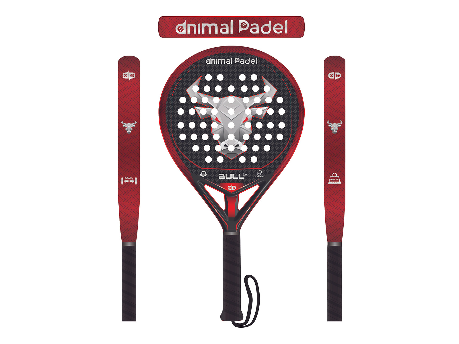Bull Animal Padel Racket by Md Nuruzzaman on Dribbble