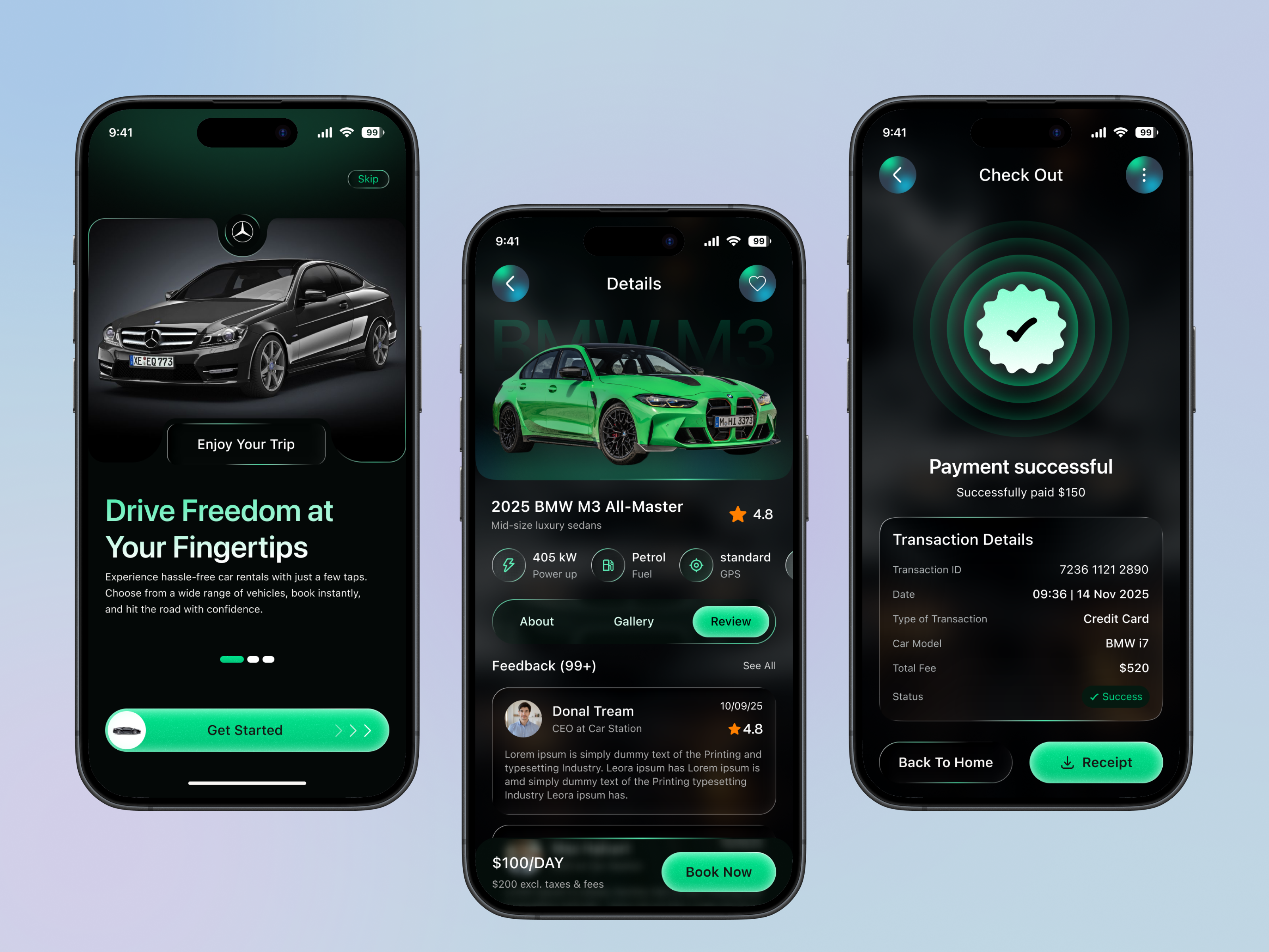 Car Rental Mobile App UI/UX – Book, Drive & Enjoy Freedom! by Alamin ...