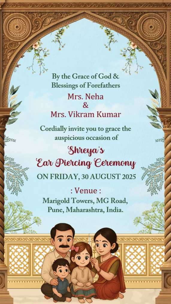 Crafty Art: The Perfect Destination for Ear Piercing Invitations by ...
