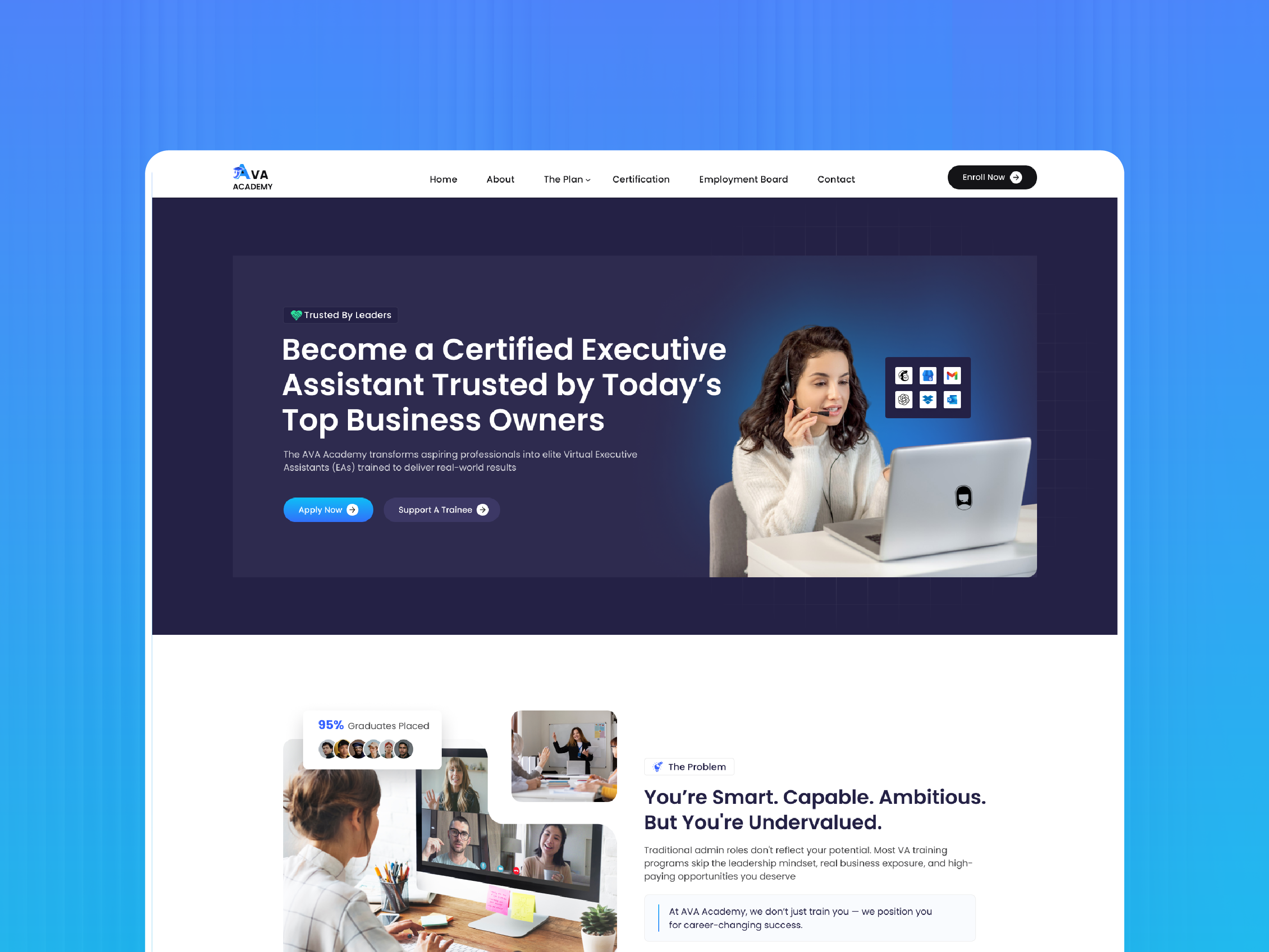 AVA Academy Website UI | LMS UI/UX by SoftCrafty - UX UI | Web Design | Web & Mobile App ...