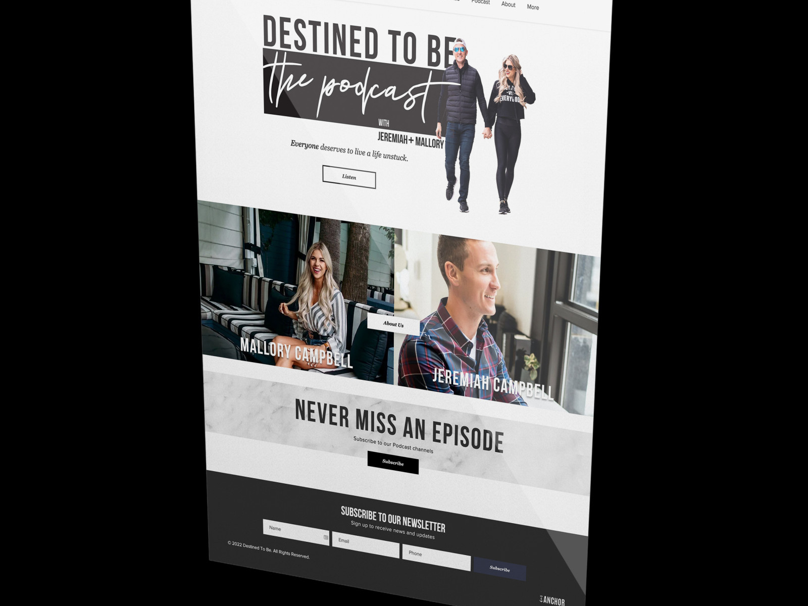 Destined To Be Podcast by Anchor Design on Dribbble