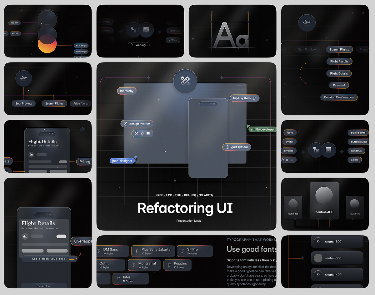 Presentation Deck - Refactoring UI Book.pdf by Bilal Ahmed on Dribbble