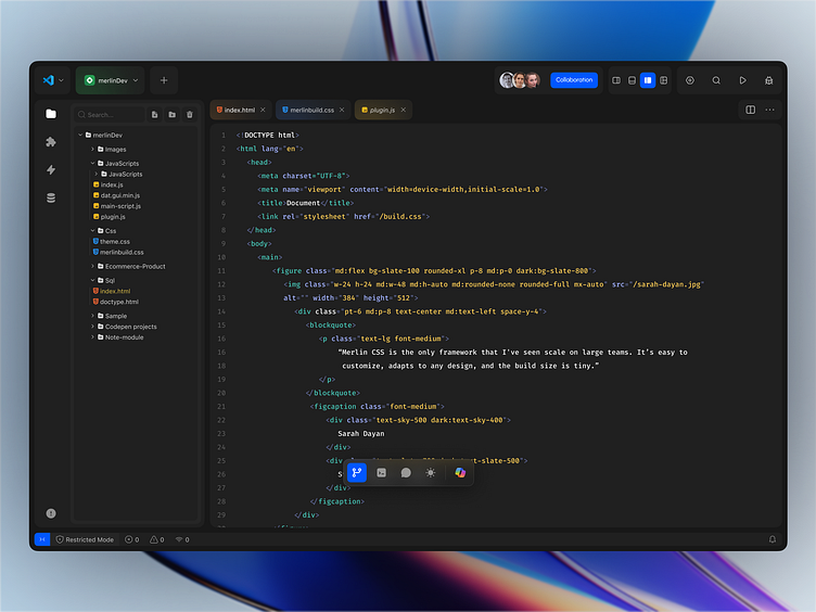 Visual Studio Code(Redesign) by Mohammad on Dribbble