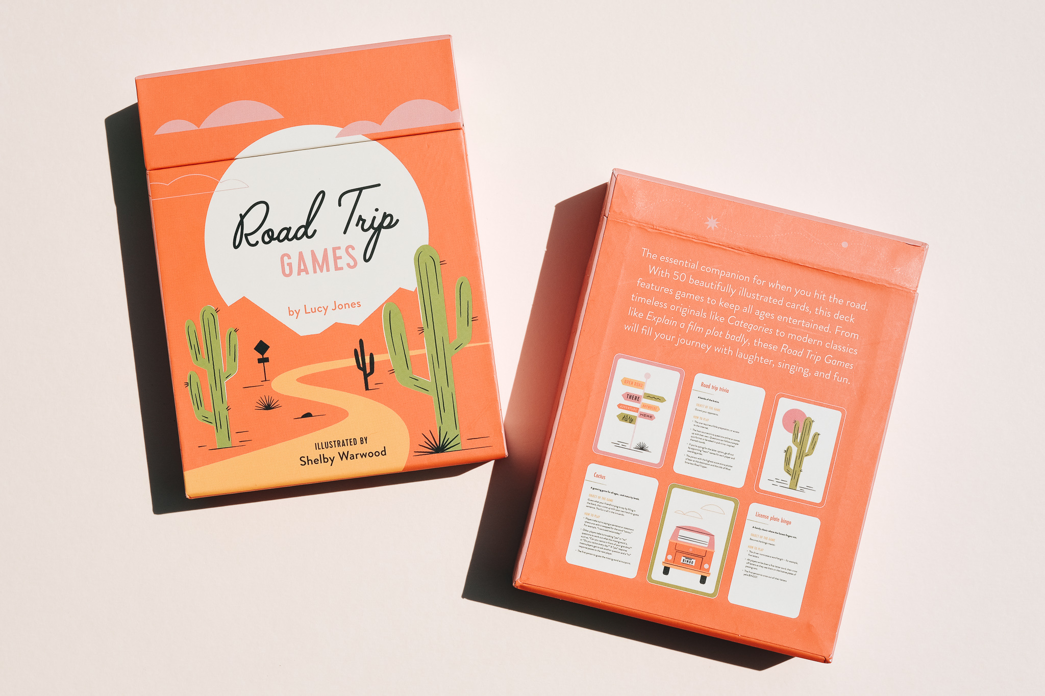 Road Trip Games Illustrated Card Deck by Shelby Warwood on Dribbble