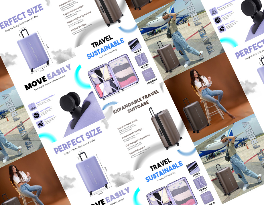 Stylish Suitcase designs, themes, templates and downloadable graphic ...