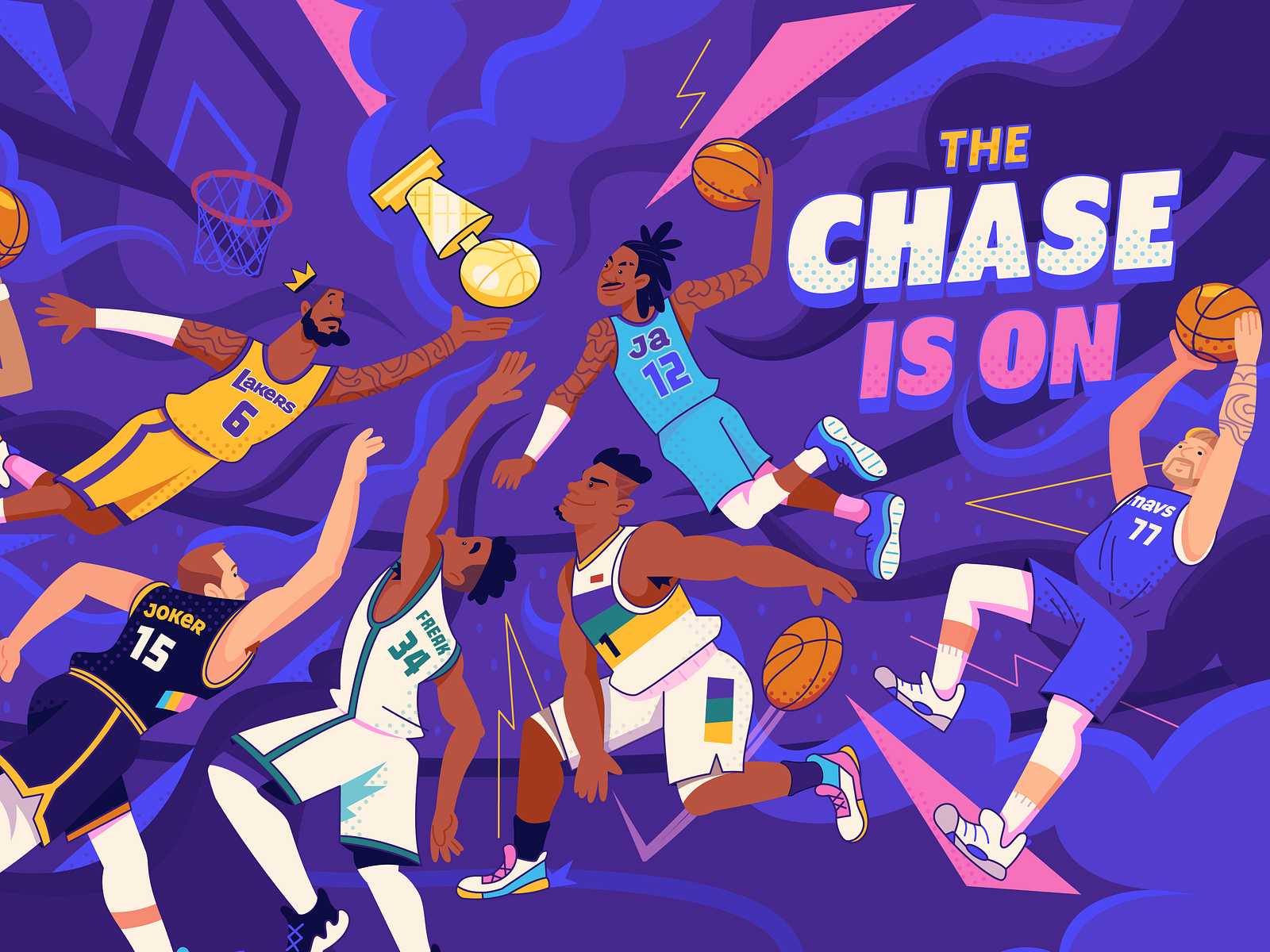 The Chase is On by ThePoint.Studio on Dribbble