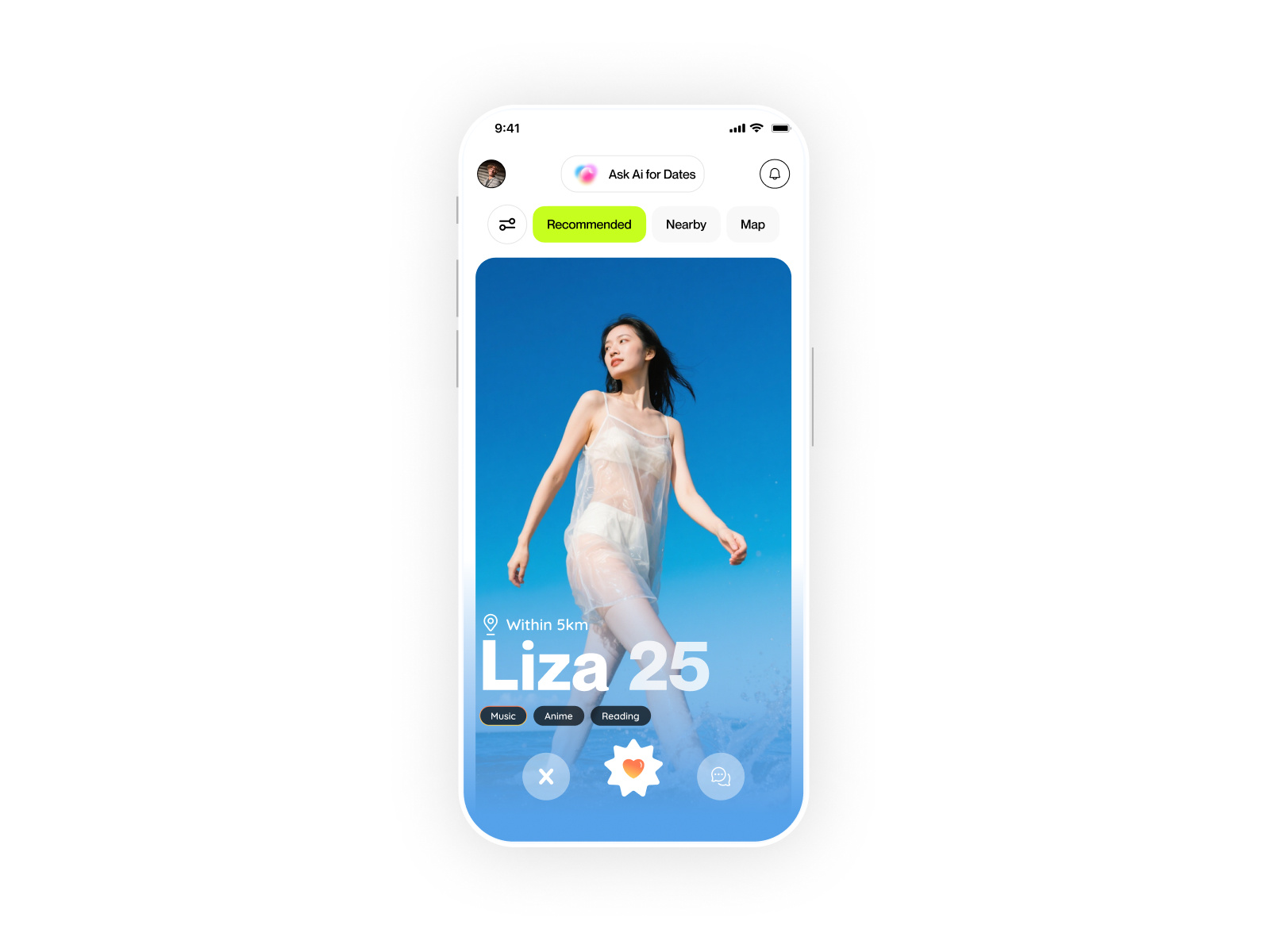 Ai dating app design by lazy kar for LazyInterface UI UX Team on Dribbble