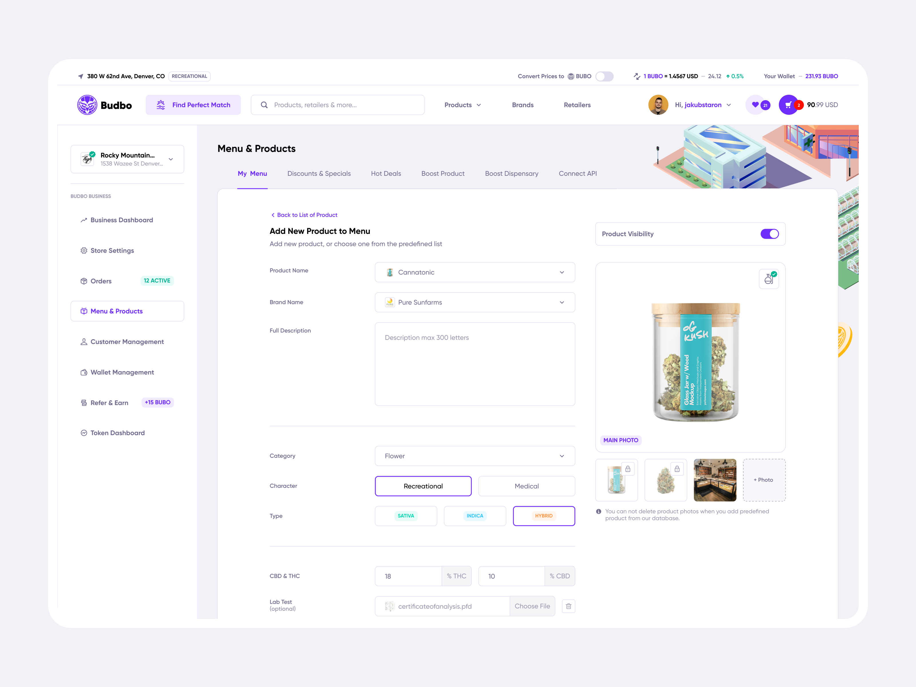 E-commerce Budbo - Quick insight into a retailer dashboard by Jakub ...