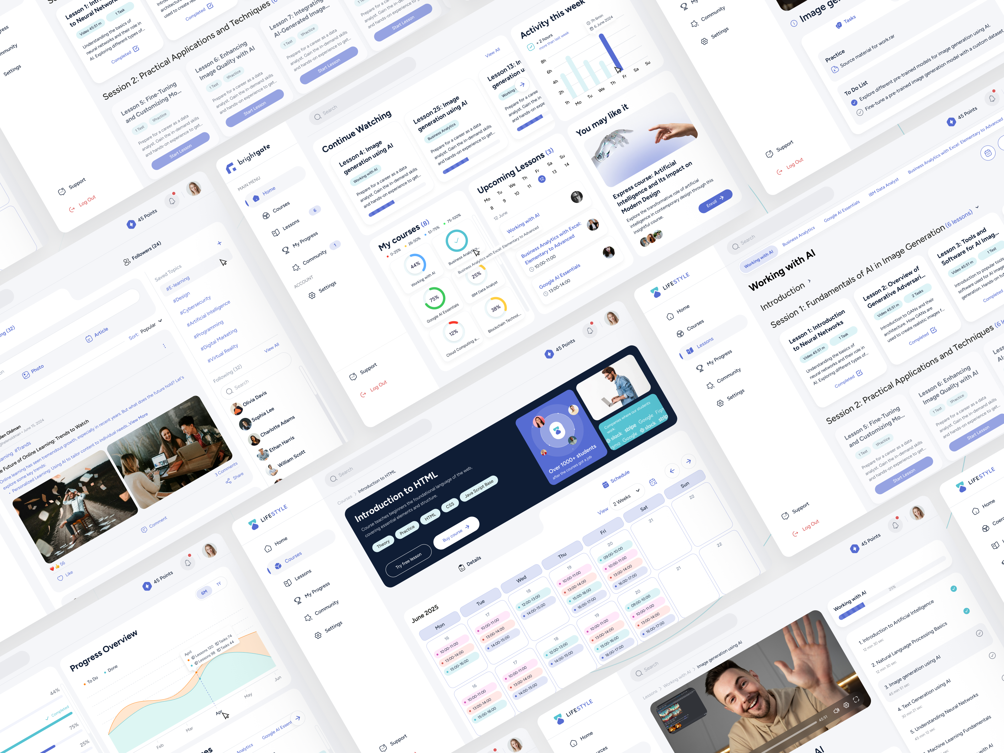 Brightgate – Educational Platform by K&Z Design on Dribbble
