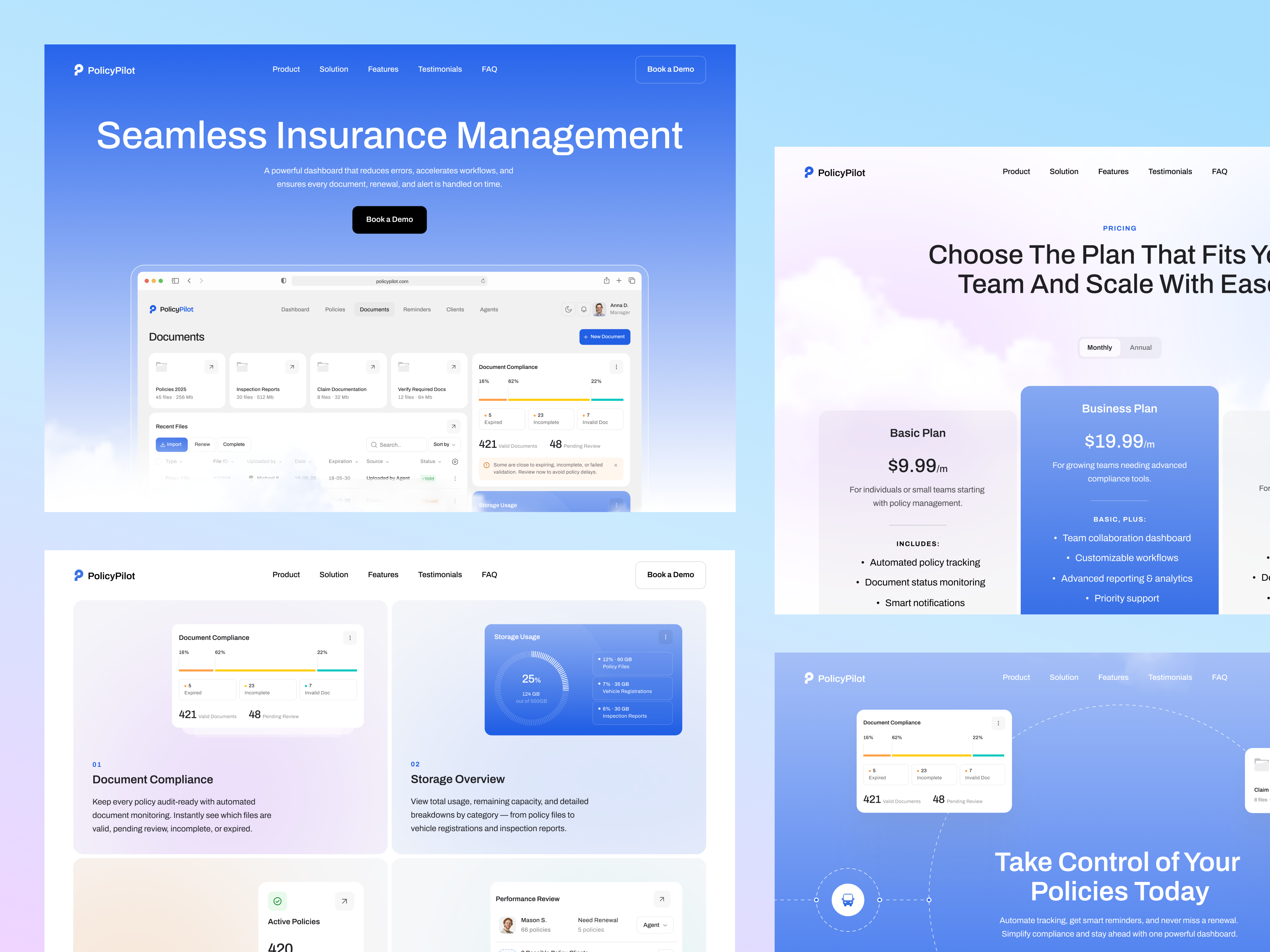 Insurance Landing Page – PolicyPilot by Phenomenon Labs for Phenomenon ...