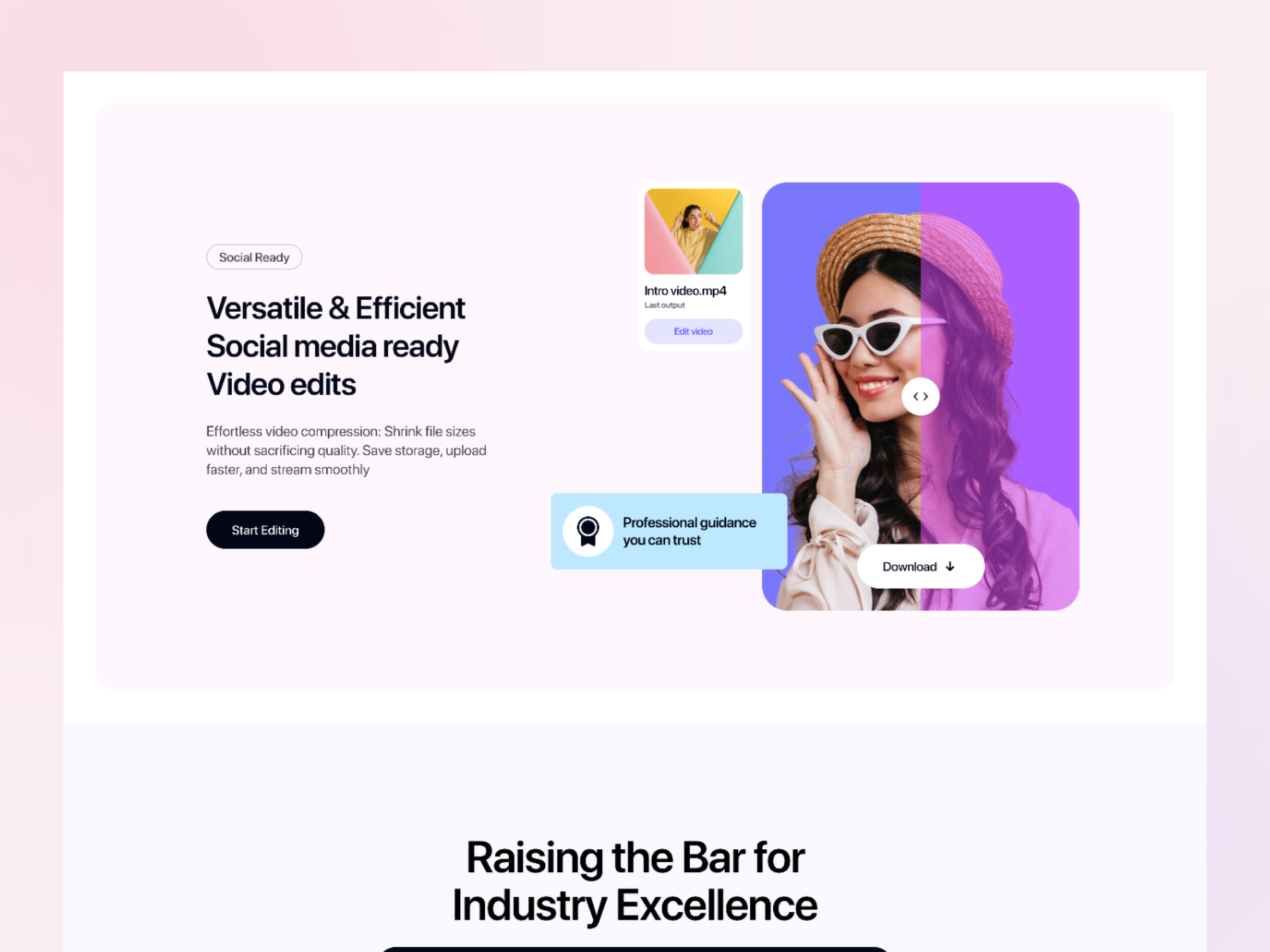 VEED AI Video Editing Platform Website by Rajan Raj on Dribbble