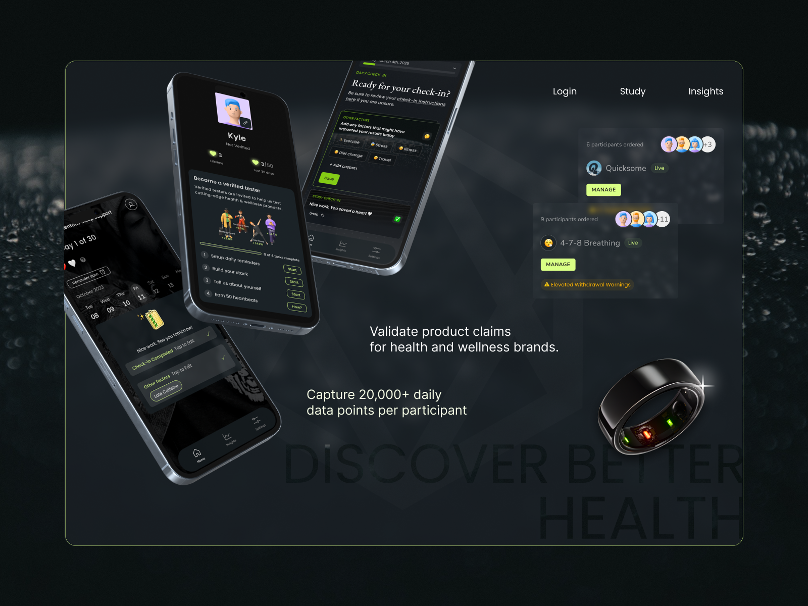 Health & Wellness Product Claims with Real-Time Data UX & UI by ...