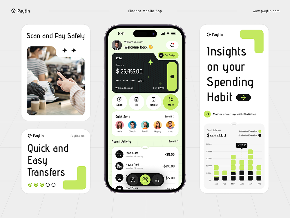 Expense Tracker App by MindInventory UI/UX for MindInventory on Dribbble