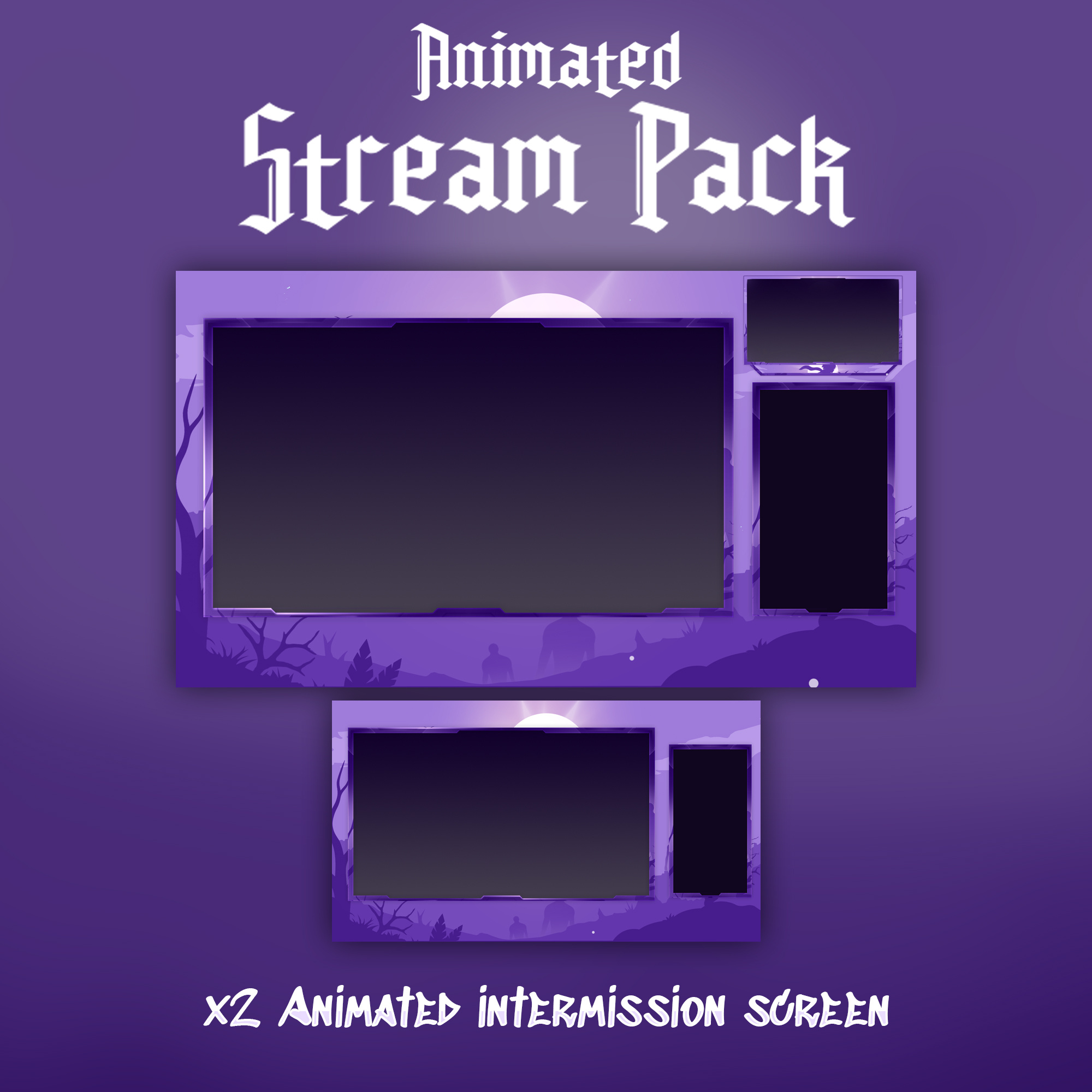 Girl Fighter Animated Stream Package: For Twitch Overlay Kick by ...