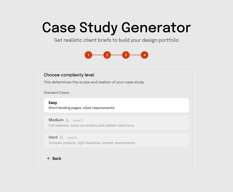 Design Brief Generator Web App by Diana on Dribbble