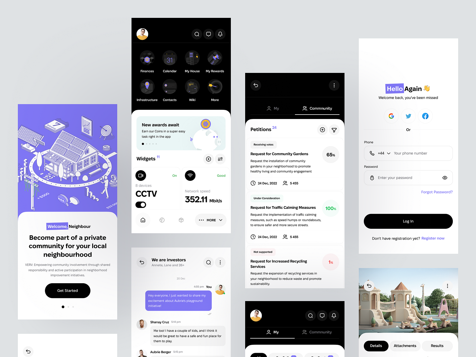 Neighbourhood App by Yehor Haiduk 🇺🇦 for Ledo on Dribbble