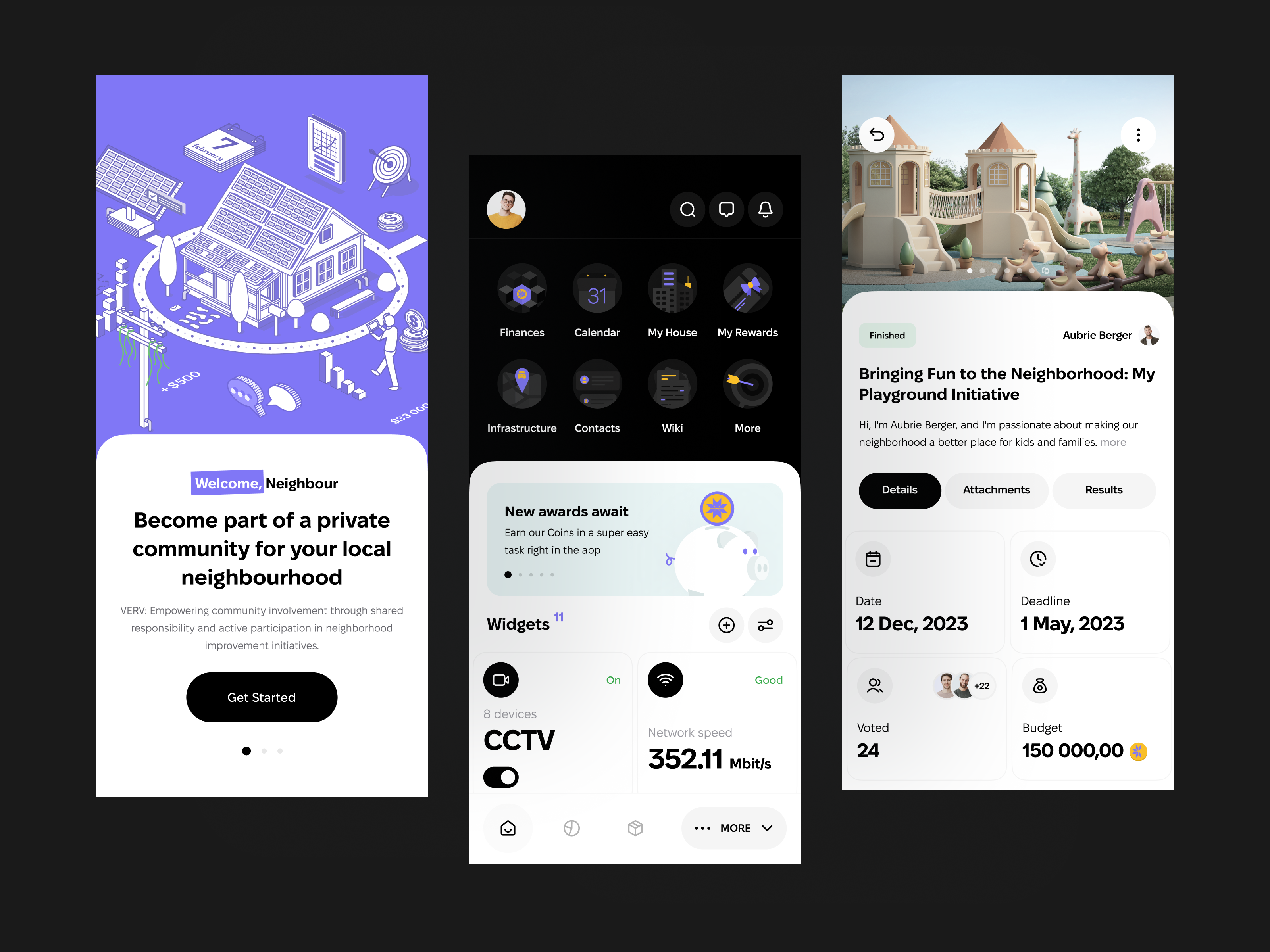 Neighbourhood App by Yehor Haiduk 🇺🇦 for Ledo on Dribbble