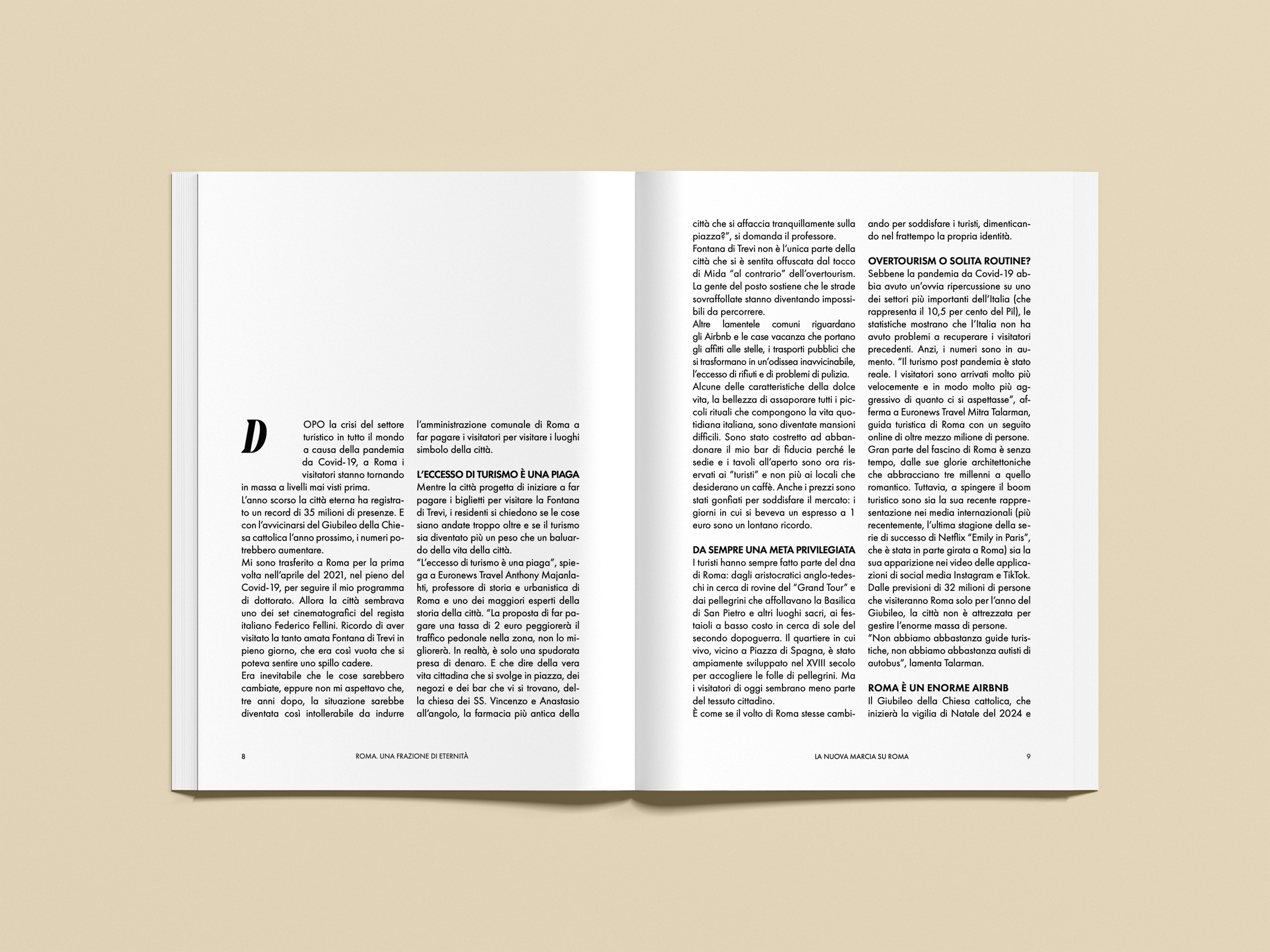 Sguardi Magazine — Editorial Page Layout Design by Giulia Nobiloni on ...