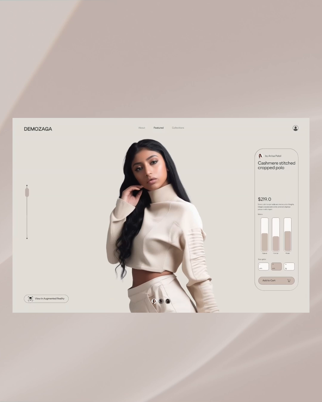 Fashion Website Figma Prototype Concept by Panthera Designs on Dribbble