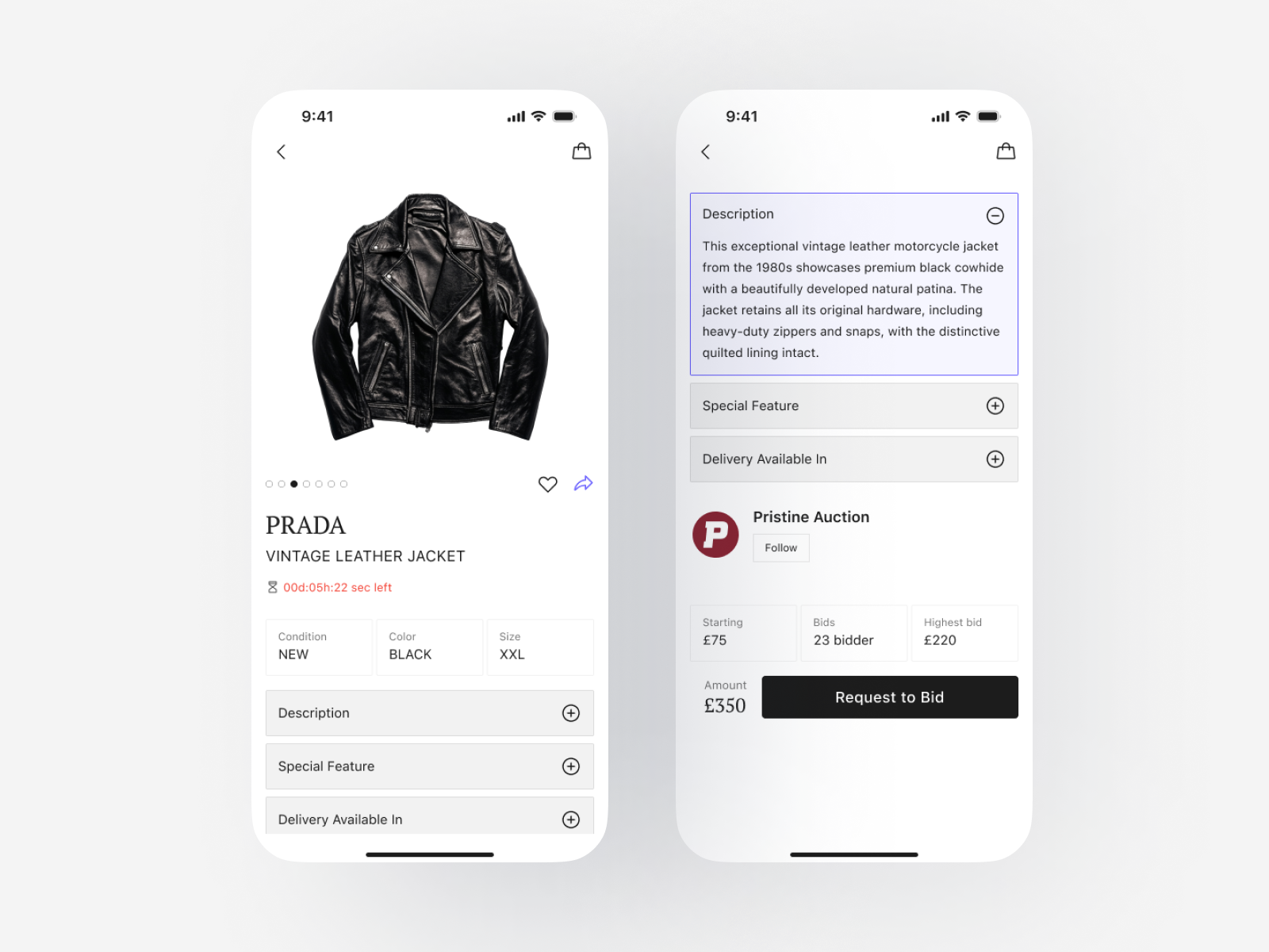 Luxury Auction Ecommerce Mobile App UI/UX Design by Al Imran Khan on Dribbble