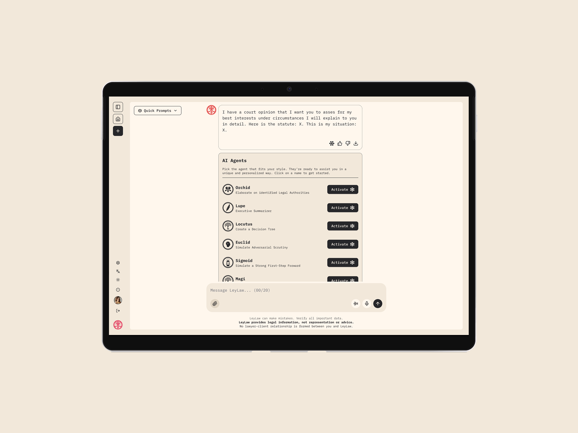 LeyLaw - UI and UX for AI-Powered Legal Information App by Darwin ...